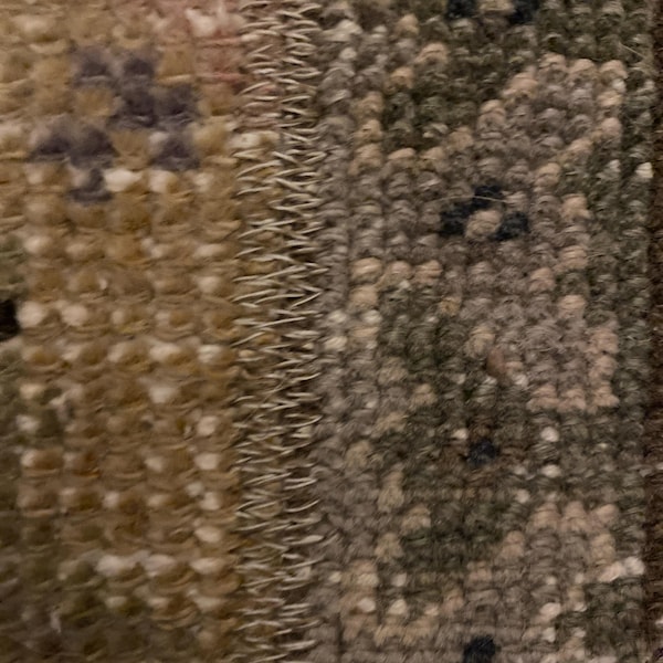 2x4 Vintage Rug, Antique Rug, Faded Rug, Vintage Door Mat, Oushak Rug ...