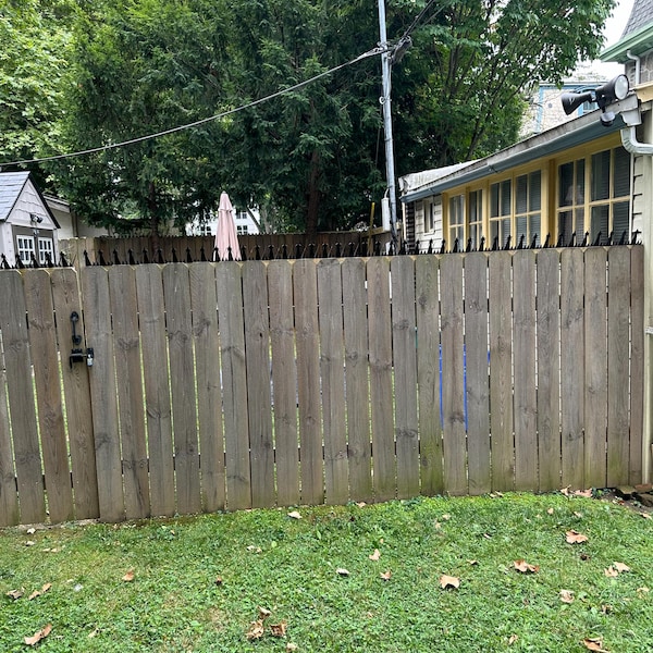 Stainless Steel Anti-climb Fence Spikes | Security Fence Topper, 50 ...