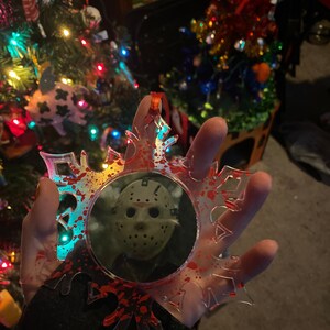 Horror Christmas Snowflake Ornament Friday the 13th Jason Voorhees ...