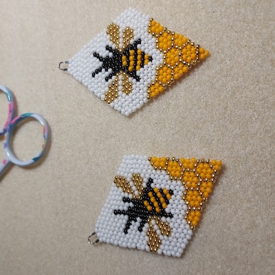 Bead Graph Paper, Seed Bead 2 DROP Brick Stitch Earring Graph Paper, 10 ...