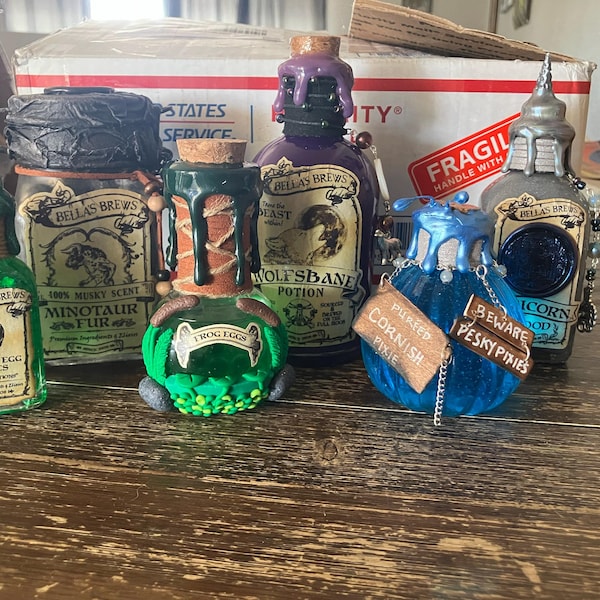 20 Printable Magic Potion Labels, Magical Witch & Wizard Accessory ...