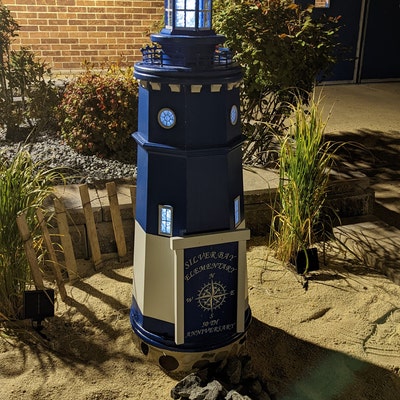 Replacement Lighthouse Top 14 Custom/solar Lighthouse Tops/ Lighthouse ...