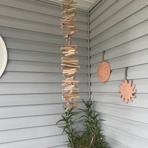 Driftwood Valhalla Ladder, Viking Wind Chime, Protection, Driftwood ...