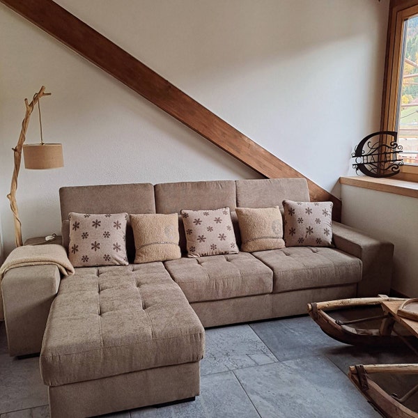 Boho Wooden Clothes Rack, Clothes Hanger, Handmade With Hazel and Solid ...