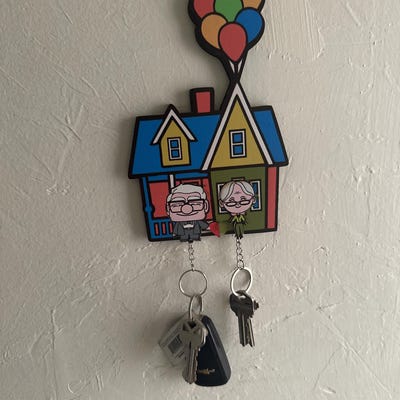 High Quality Handmade Wooden UP Keychain, UP Cartoon Keychain, UP ...