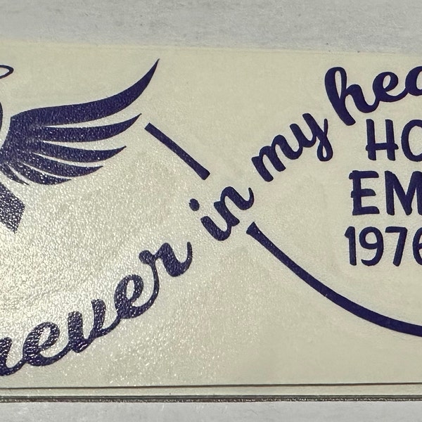 Fly High Cowboy in Loving Memory Memorial Vinyl Decal Sticker Western ...