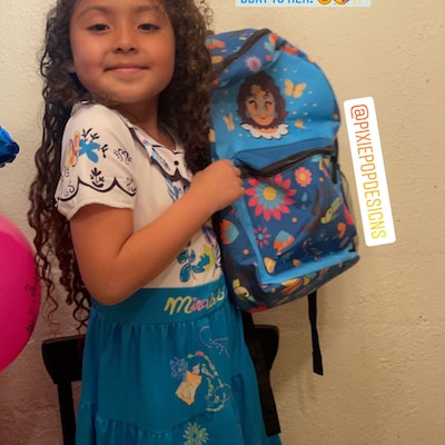 Encanto Themed Backpack, Encanto Mirabel Adult Size Backpack Bag ...