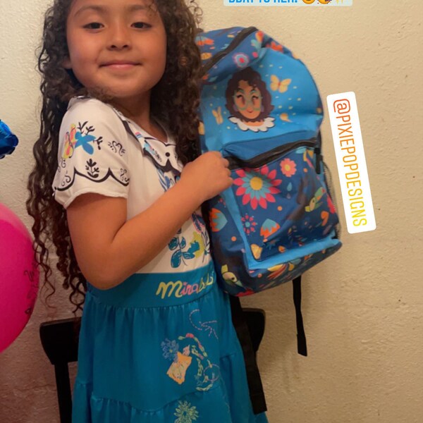 Encanto Themed Backpack, Encanto Mirabel Adult Size Backpack Bag ...