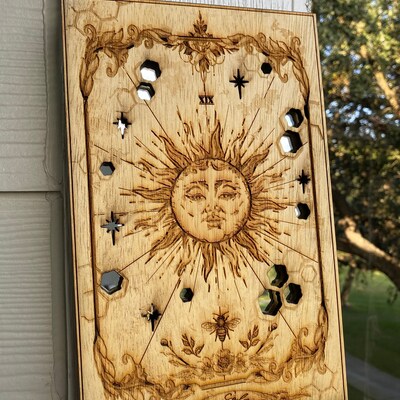 The Sun XIX Tarot Card Mirrors, Tarot, Moon Mirrors, Zodiac, Witchy ...