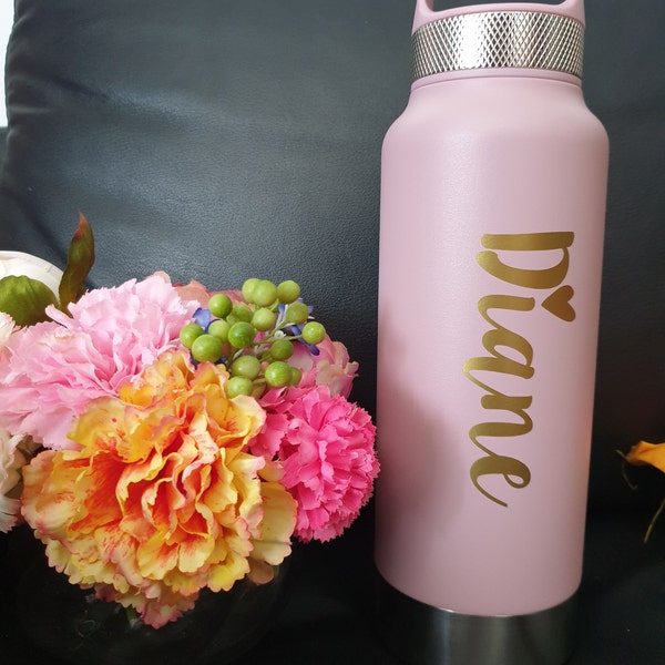 2 X Vinyl Drink Bottle NAME LABELS Personalized STICKERS Custom Name ...