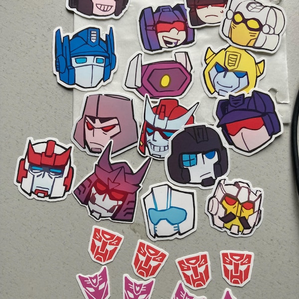 IDW/G1 Transformers Stickers - Etsy