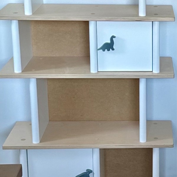 Dinosaur Dresser Knob for Nursery, Drawer Pull Handle for Kids Room. T ...