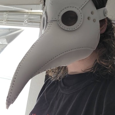 Plague Doctor Half Mask Plague Doctor Face Mask Plague - Etsy