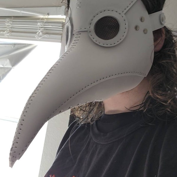 Plague Doctor Mask White - Plague Doctor Mask - Plague Doctor Costume ...
