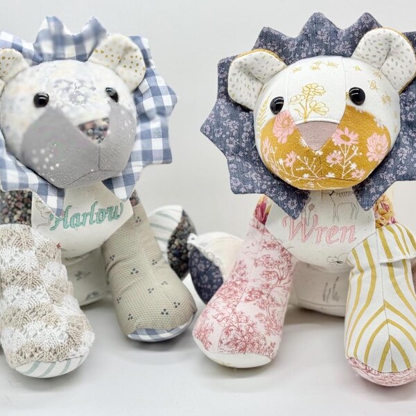 Personalized Keepsake Memory Soft Lion Toy,custom Teddy Bear ,keepsake ...