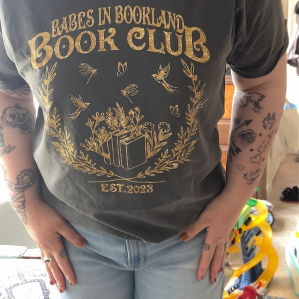 Custom Book Club Comfort Colors Shirt, Customized Book Shirt, Book Club ...