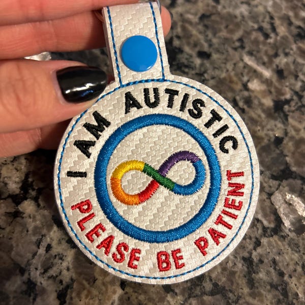Please Be Patient I Have Autism Tag, Autism Tag for Backpack, Autism ...