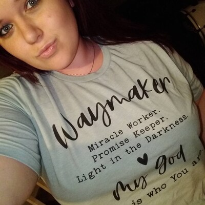 Way Maker Miracle Worker Promise Keeper T-shirt, Christian Shirt ...
