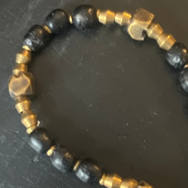 Rainbow, African Vulcanite Vinyl Disc Beads, Strand 12-16", Mix of All ...