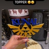 F16 Jet Fighter Military Airplane Personalized Cake Topper - Etsy