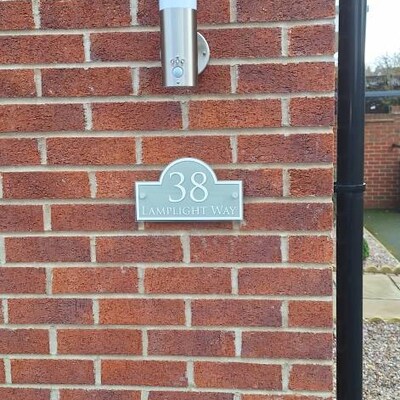Traditional House Number Signs & Address Plaques in Sage Green - Etsy