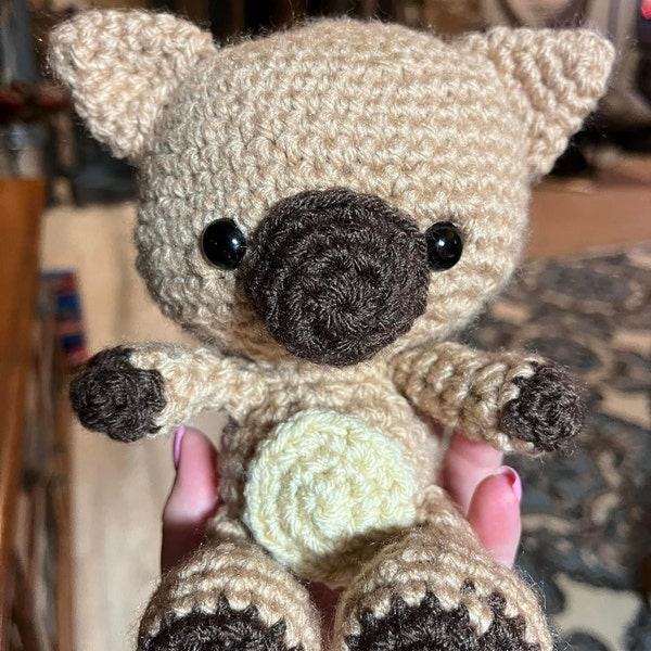 PATTERN: Watson the Wombat Crochet Pattern - Amigurumi Wombat Pattern ...