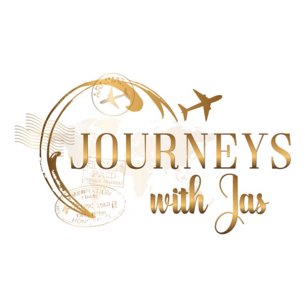 Travel Logo, Round Circle Black Gold Logo Design, Travel Gold Ocean ...