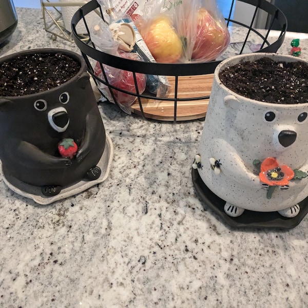 Ships Now Suzi the Cat Bud Vase, Cup, or Planter / Black Cat Ceramic / Cat Gift - Etsy