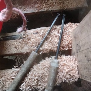 Kuksa Gouge, Small Bowl Gouge, Woodcarving Gouge, Handforged. - Etsy