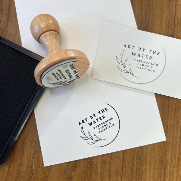 CUSTOM LOGO STAMP Business Stamp Personalized Stamp, Rubber Stamp ...