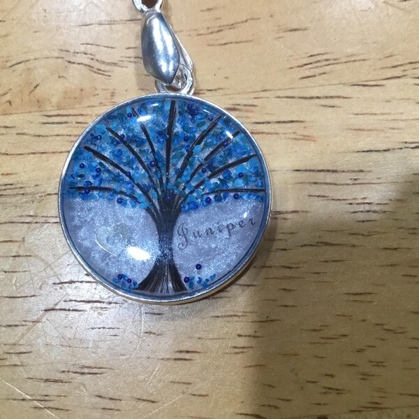 PERSONALISABLE, TREE of LIFE, Souvenir With Locks of Hair, Necklace ...