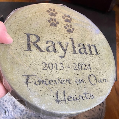 Personalized Engraved Memorial Stone 11.5x 5.5 in Loving Memory With ...