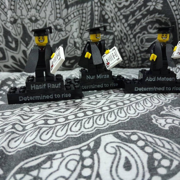 Personalised Engraved LEGO® Brick & Minifigure Karate Judo Martial Arts ...