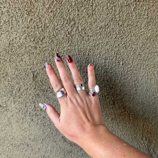 Handmade Press on Nails: Long Japanese Style False Nails - Etsy