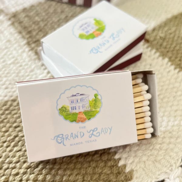 Bulk Custom Vintage Matches - Personalized Matchboxes - Favor ...