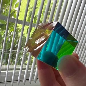 Newtons Tower CMY Cubes Rainbow Acrylic Tumbling Tower Rectangle ...