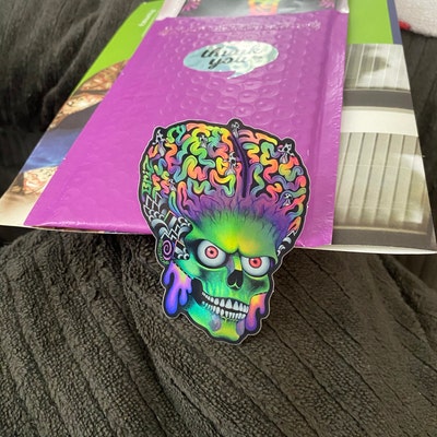 Sticker of ACK ACK / Holographic Sticker / Trippy Sticker / - Etsy