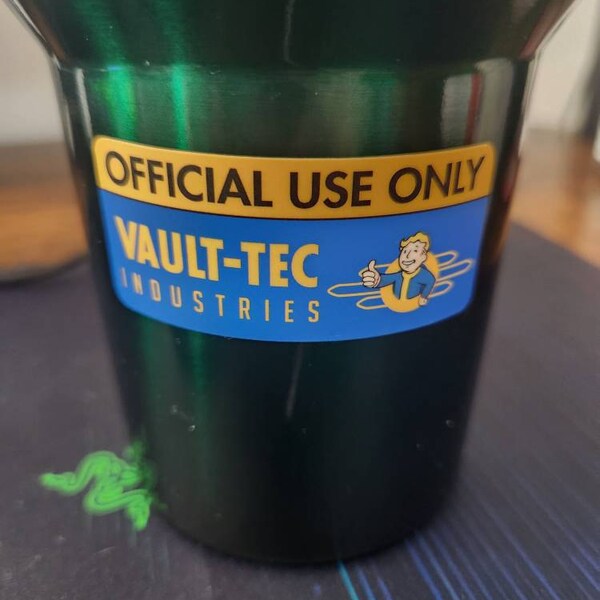 Fallout Vault Tec Official Use Only Vinyl Sticker Matte - 5 Pack Fan ...