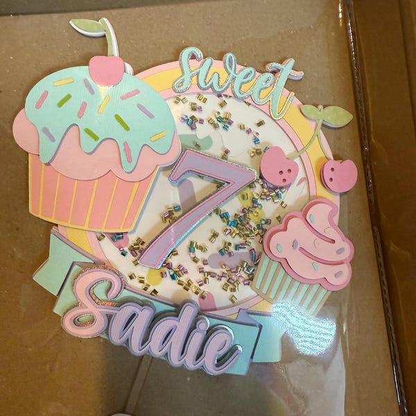 Roller Skate Shaker Cake Topper, Rolling Into Birthday Party, Skates ...