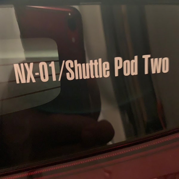 Personalized Star Trek Inspired LCARS Lettering Vinyl Sticker / Decal ...