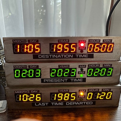 Clock temporal Circuit Time Machine Time Machine of the Delorean in ...