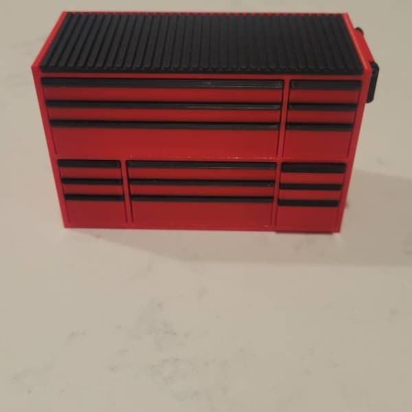 1/18-1/24 Scale Tool Box, Working Parts! Opening Drawer's, Rolling ...