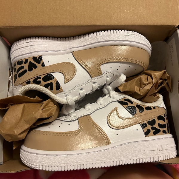 Custom Animal Print Air Force 1, Cheetah Air Force 1 - Etsy