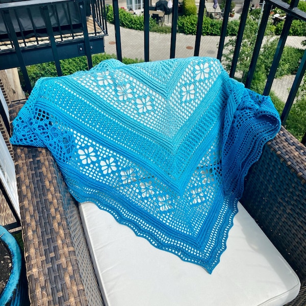 Portia Baby Blanket Crochet Pattern: Vintage Style (digital Download ...