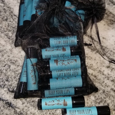 Custom Chapsticks/ Personalized Lip Balm/ Bachelorette Favors/ Birthday ...
