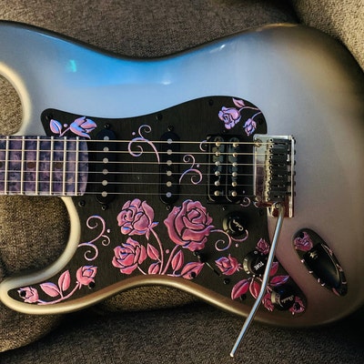 Engraved Telecaster Pickguard & Control Plate SET Unique Handmade ...