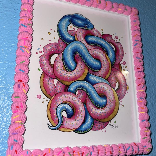 GREEN TREE PYTHON Sticker Pack! Cute Snake Stickers: Clear, Holo, Vinyl ...