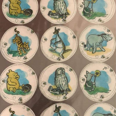 Winnie the Pooh Hundred Acre Wood, Edible Image, Cake Wrap, Icing Sheet ...
