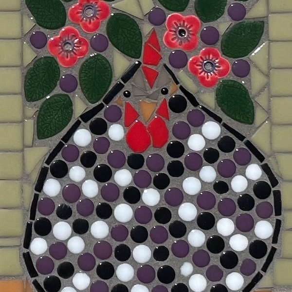 11 Ceramic Poppies Mosaic Tiles Poppy Shapes - Etsy