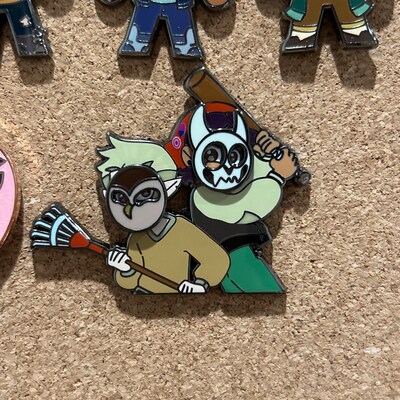 Toh Magnetic Hard Enamel Pin - Etsy